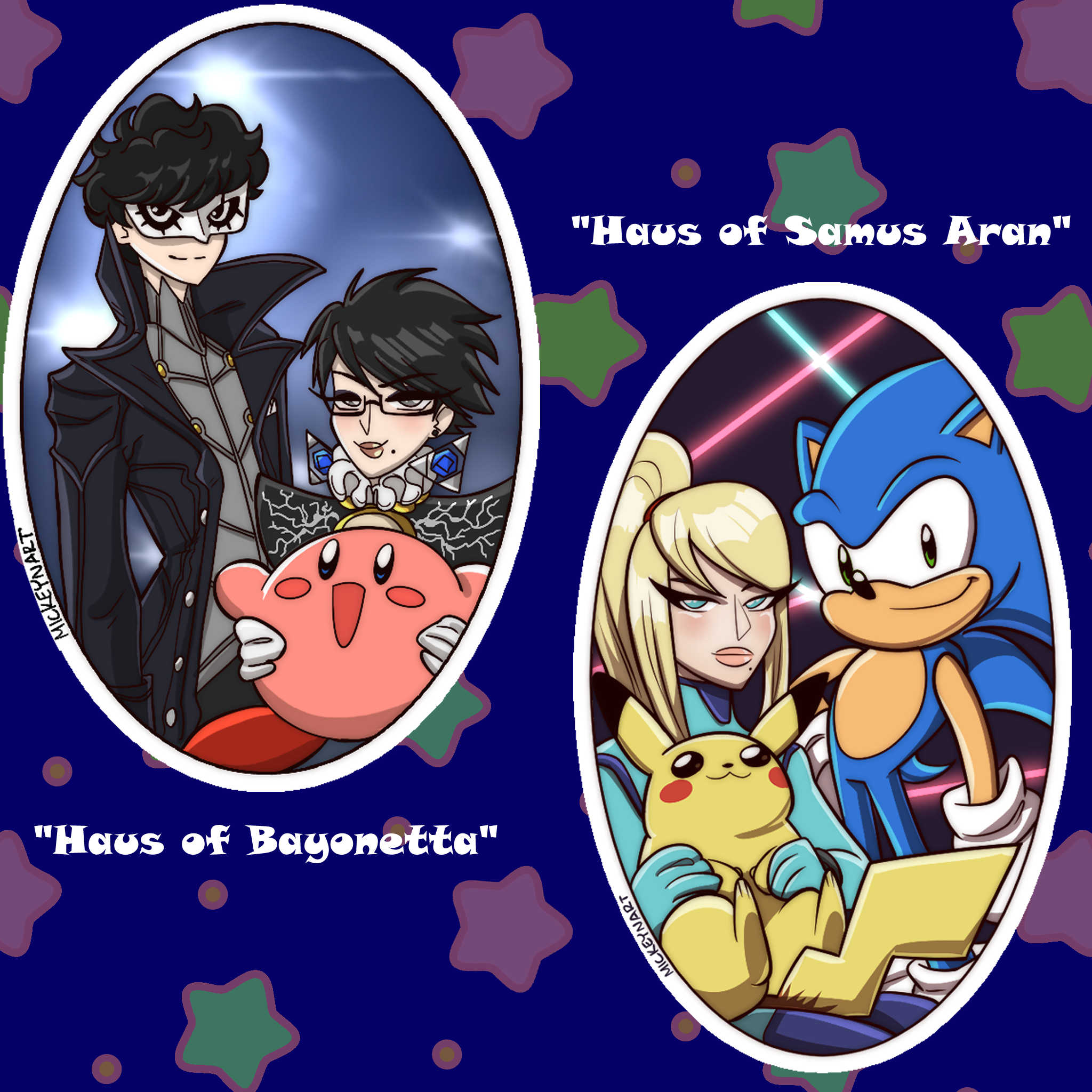 Smash Family Photo Sticker Set – Mickeyn Art